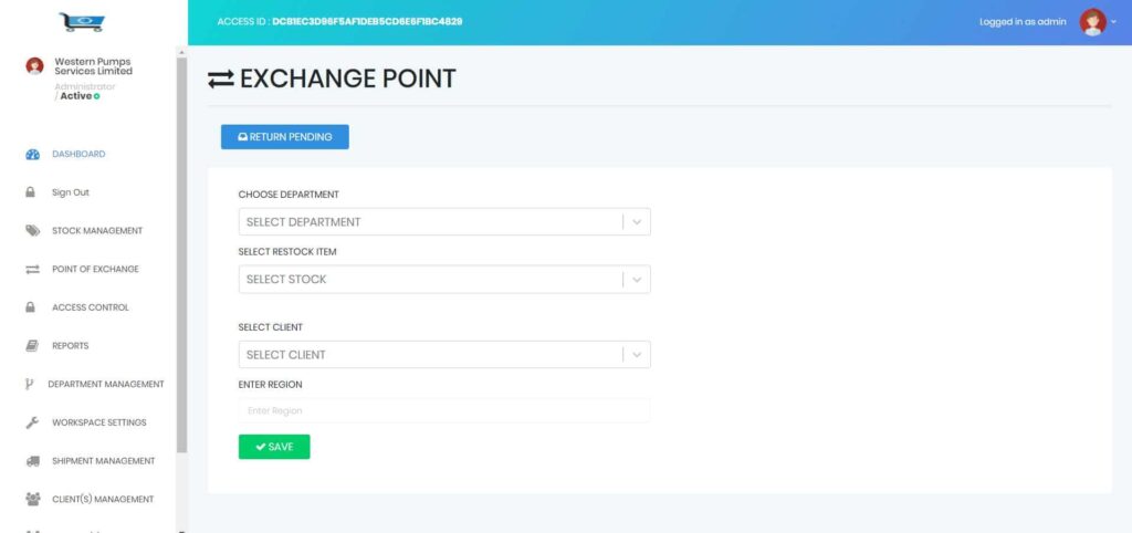 Stock & Inventory System - Wes Empire
